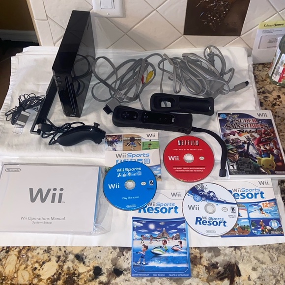 Nintendo | Video Games & Consoles | Nintendo Wii Console Black With ...